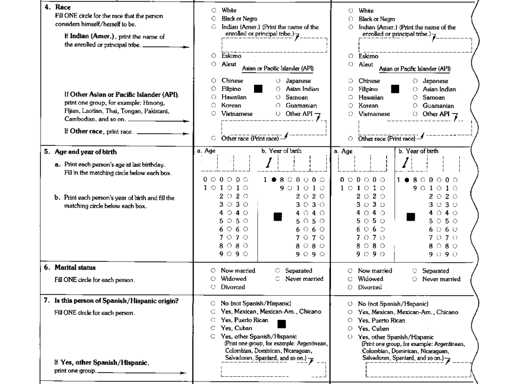How the Census collected race and ethnicity data from 1790 to 2020